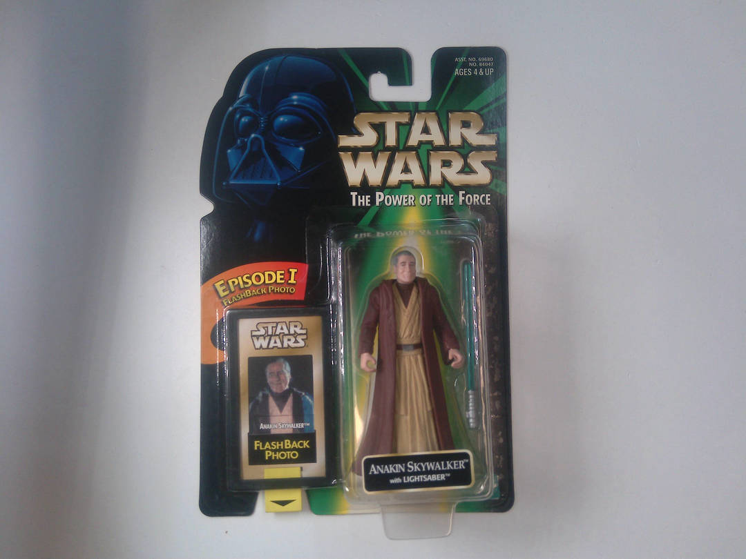 Star Wars Power of the Force ANAKIN SKYWALKER with Lightsaber NIB ...