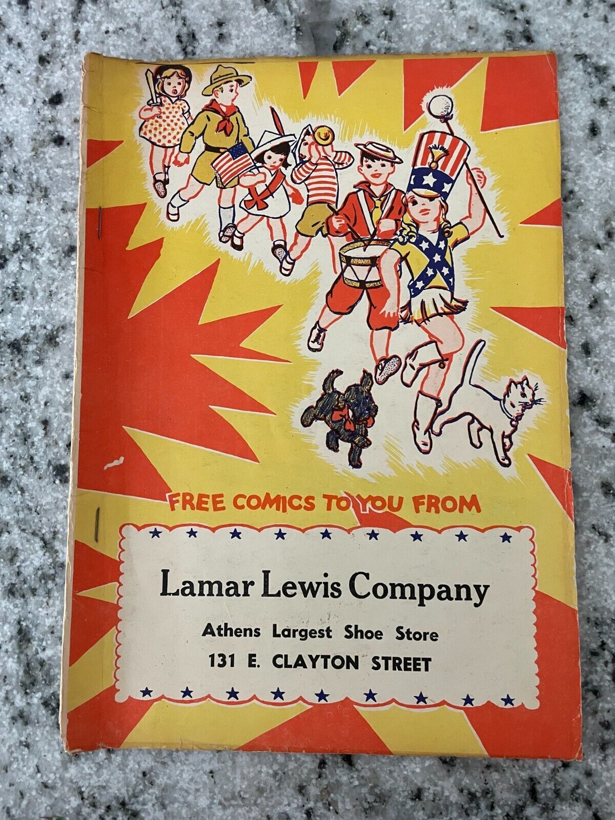 Batman # 108 DC Edwards / Lamar Lewis Company Kids Promo Comic Athens ...