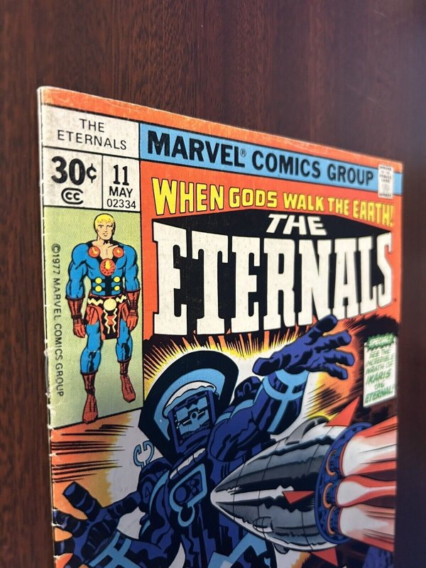 Eternals #11 VF Marvel Comics 1977 Kirby 1st App of Kingo Valkin Druig ...