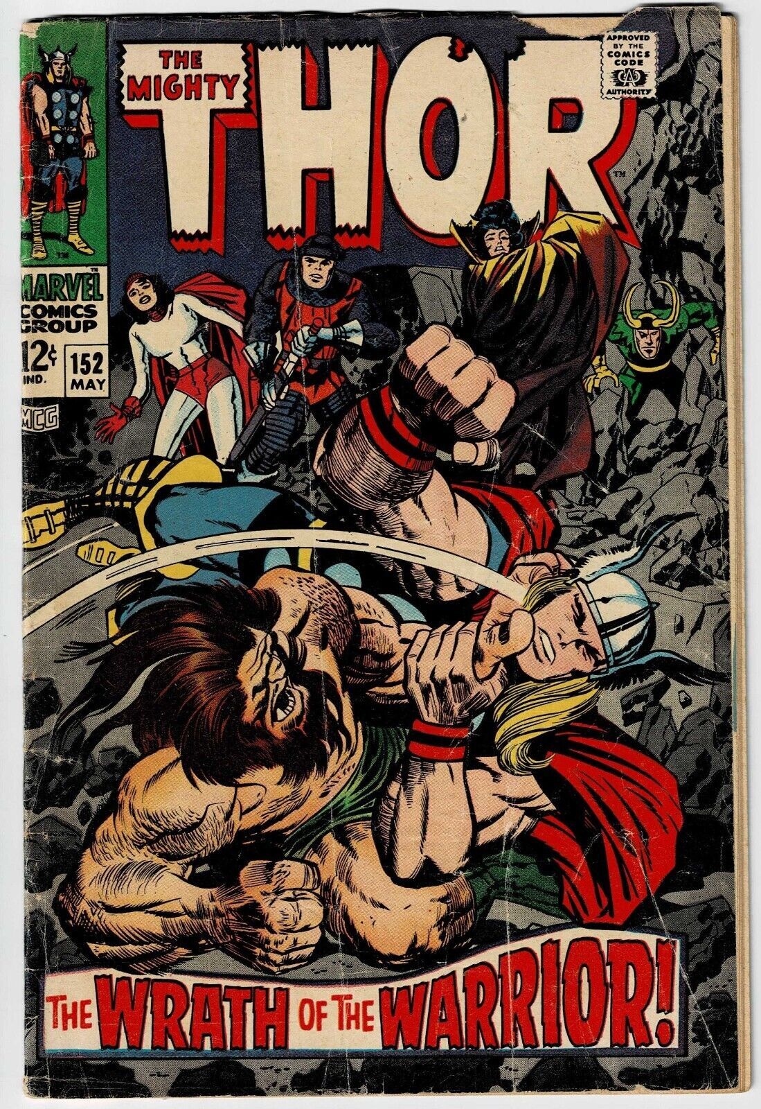 The Mighty Thor #144 Tear 1.5 inch across book left spine- Book is Complete 1967 | Comic Books ...