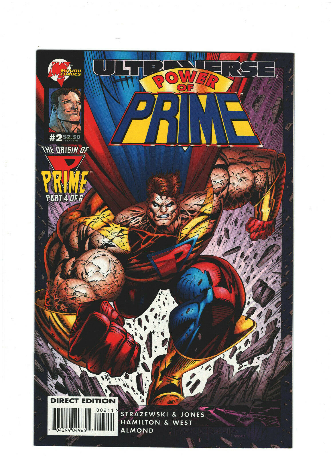 Power of Prime #2 NM- 9.2 Ultraverse Comics 1995 Origin | Comic Books ...