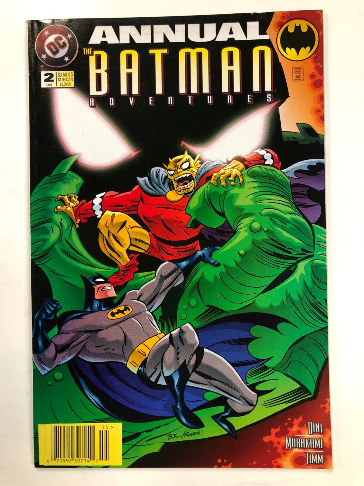 BATMAN ADVENTURES ANN 2 (April 1995) VG-F Paul Dini,Glen Murakami,Bruce ...