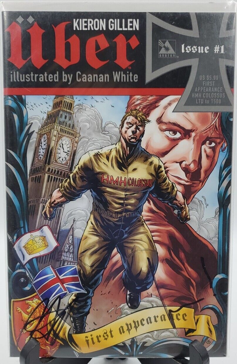 UBER #1 1ST APPEARANCE HMH COLOSSUS Signed BY Both Kieron Gillen ...
