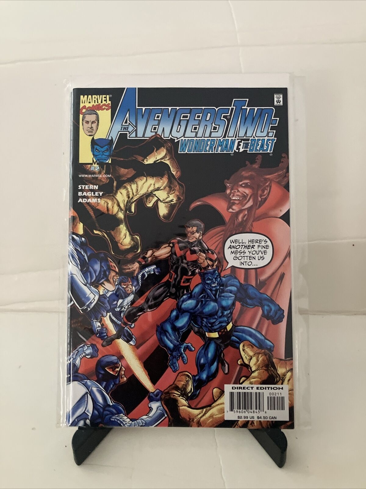 Marvel AVENGERS TWO WONDER MAN AND THE BEAST #2 (Jun 2000) Mark Bagley ...