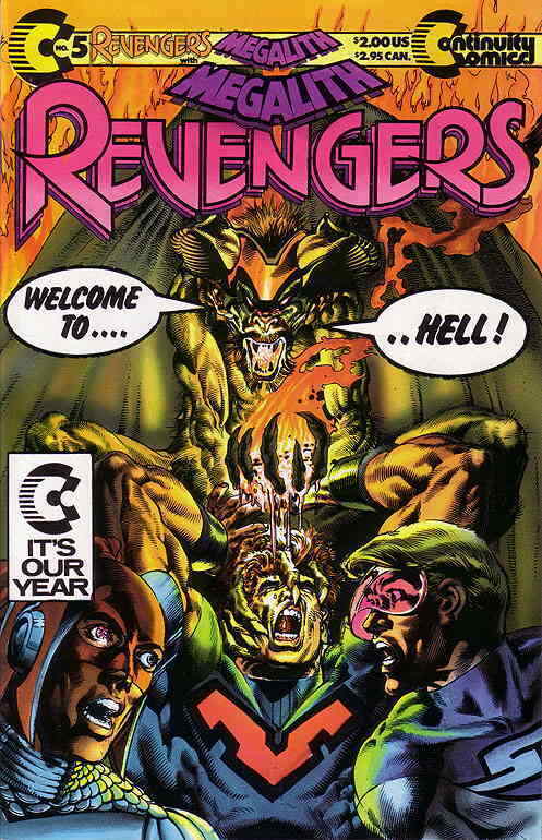 Revengers Featuring Megalith #5 VF/NM; Continuity | Neal Adams ...