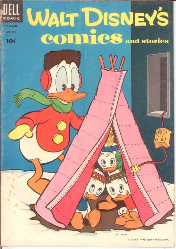 Walt Disneys Comics & Stories 170 VG Nov. 1954 Comics Book | Comic ...