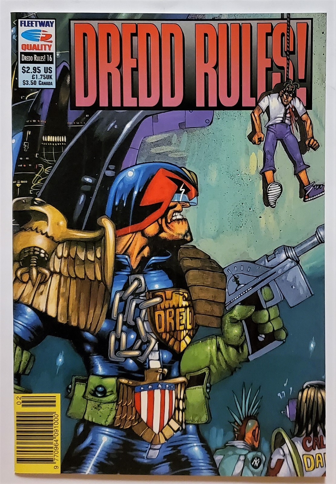 Dredd Rules! #16 (Dec 1992, Fleetway Quality) 6.0 FN | Comic Books - Modern Age, Fleetway / HipComic