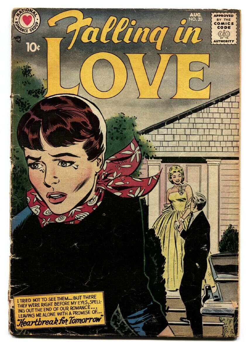 Falling in Love #20 Comic Book 1958-Dc Romance Comics-Heartbreak ...