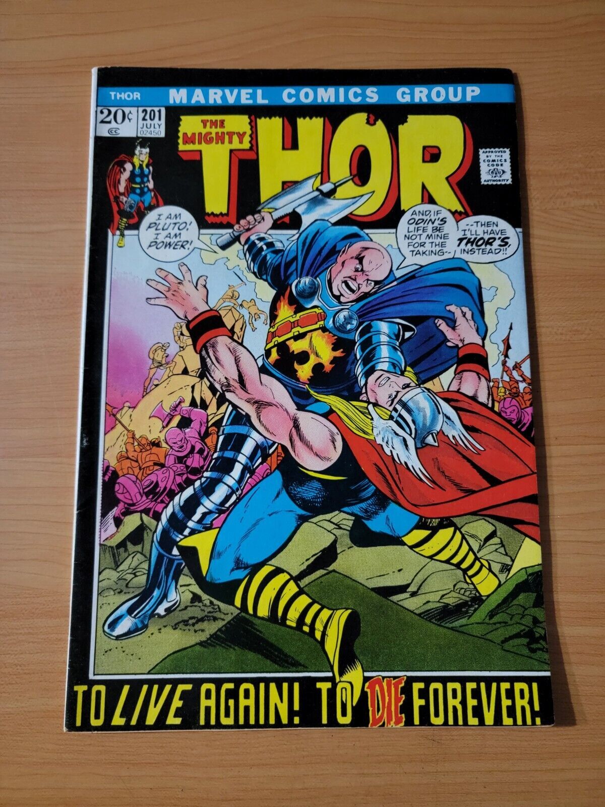 The Mighty Thor #201 ~ FINE - VERY FINE VF ~ 1972 Marvel Comics | Comic ...