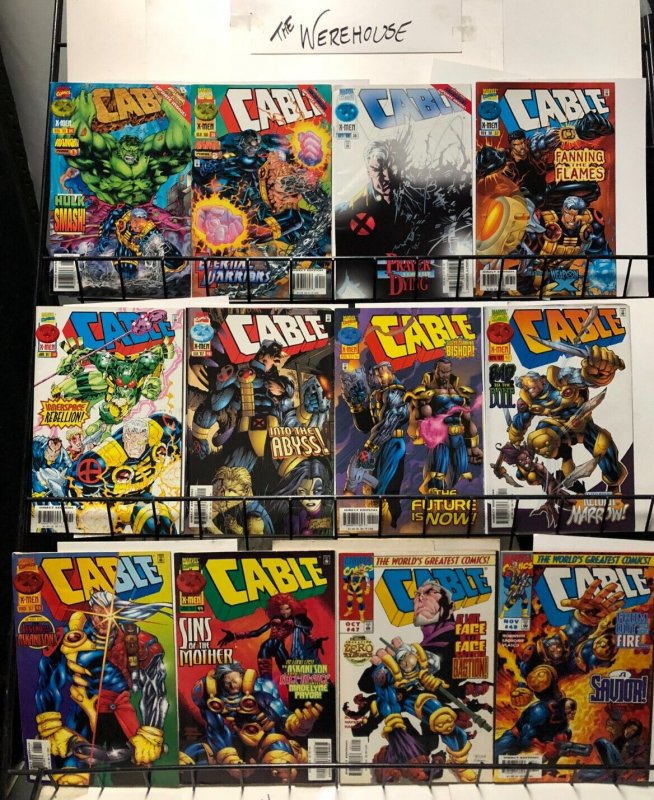 CABLE 1-105 bIG aRMS, bIG gUNS, ultimate Liefeld hero- 77 DIFF mutants ...