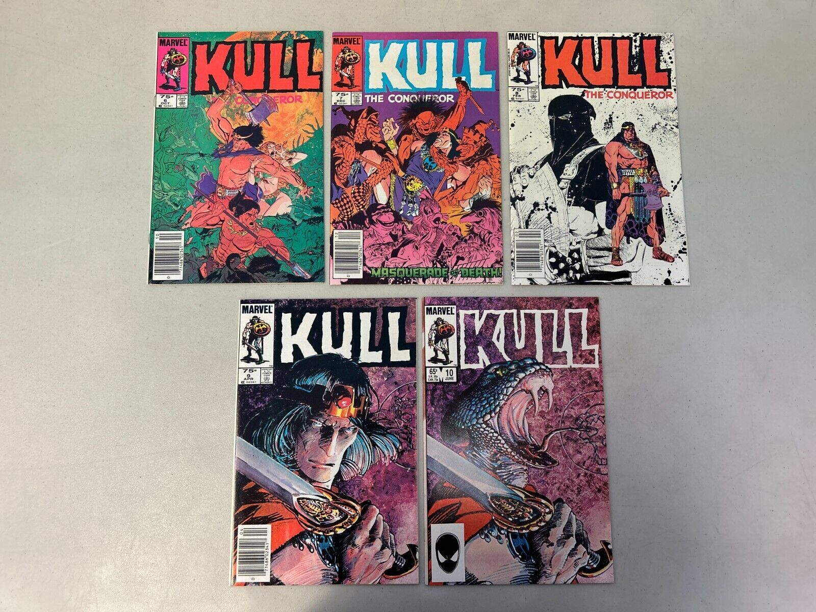 Kull The Conqueror (1982) #1-2 + Kull The Conqueror #1-10 (1983) Marvel ...