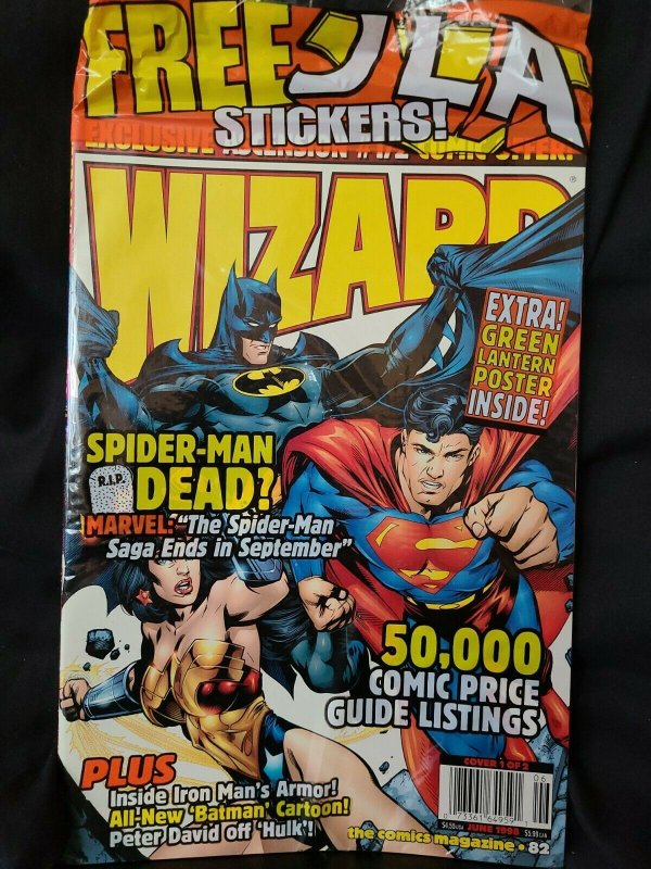 Wizard Comics Magazine 82 June 1998 Howard Porter JLA Cover 1 of 2 ...