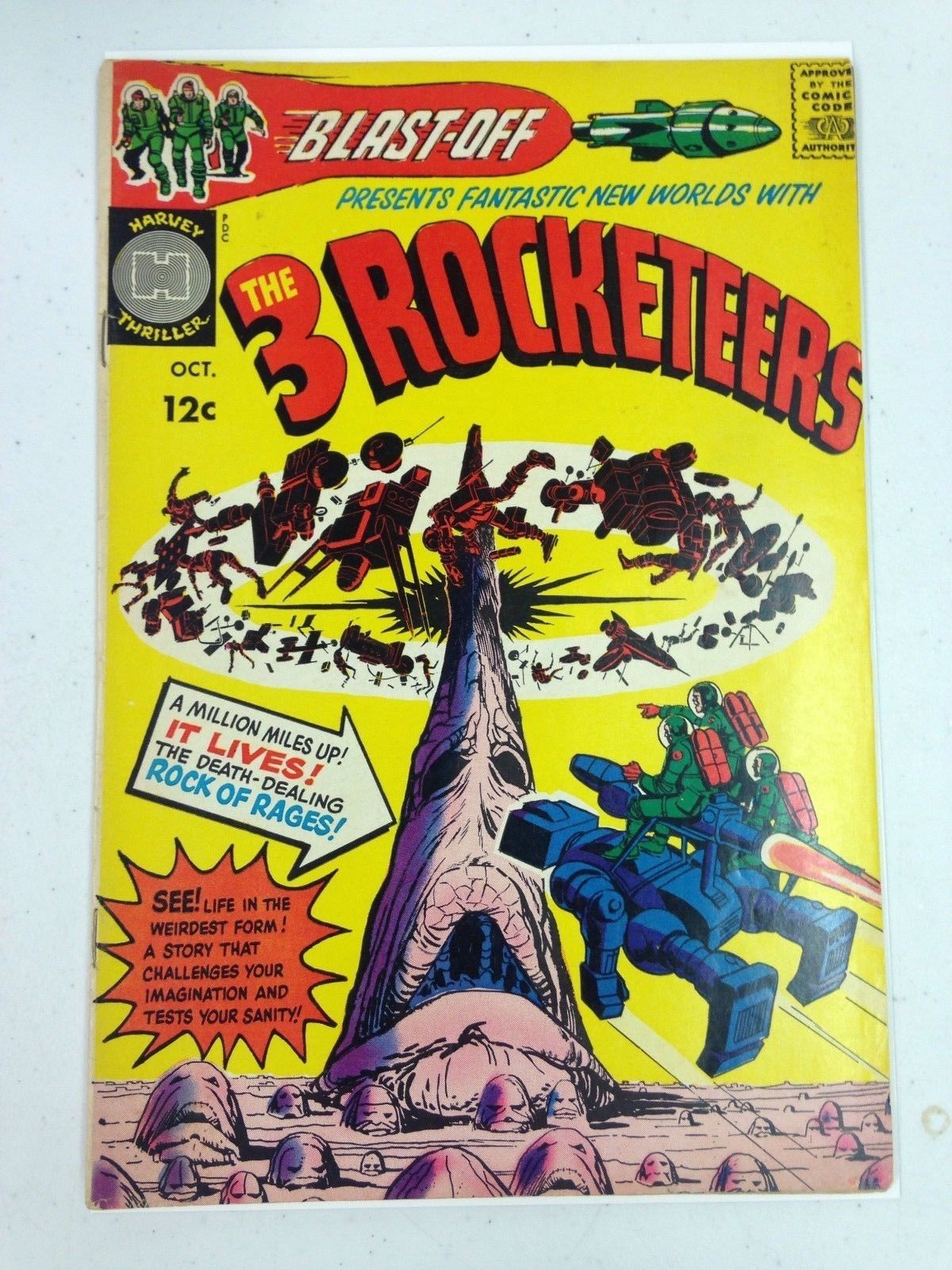 Blast-Off The 3 Rocketeers harvey VF- Kirby/Williamson | Comic Books ...