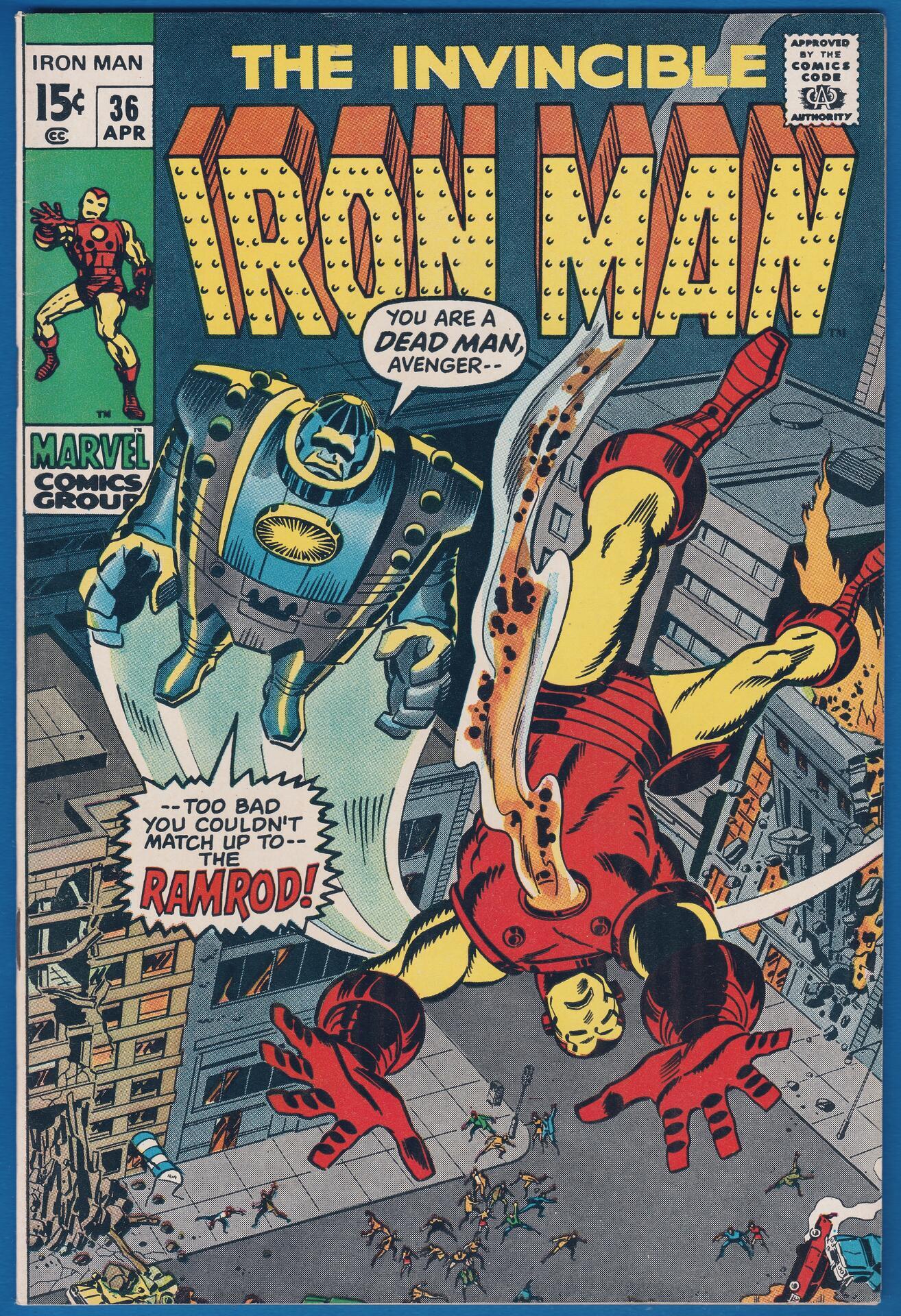 Iron Man #36 (1971) 8.5 | Comic Books - Bronze Age, Marvel / HipComic