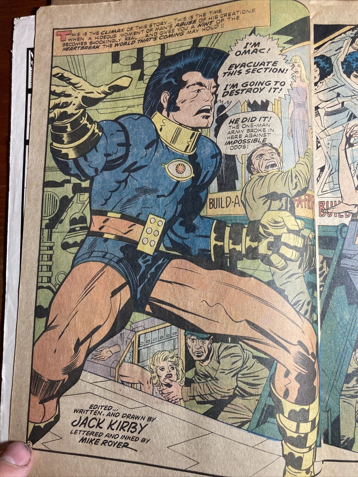OMAC 1 DC 1974 GD Origin By Jack Kirby | Comic Books - Bronze Age, DC ...