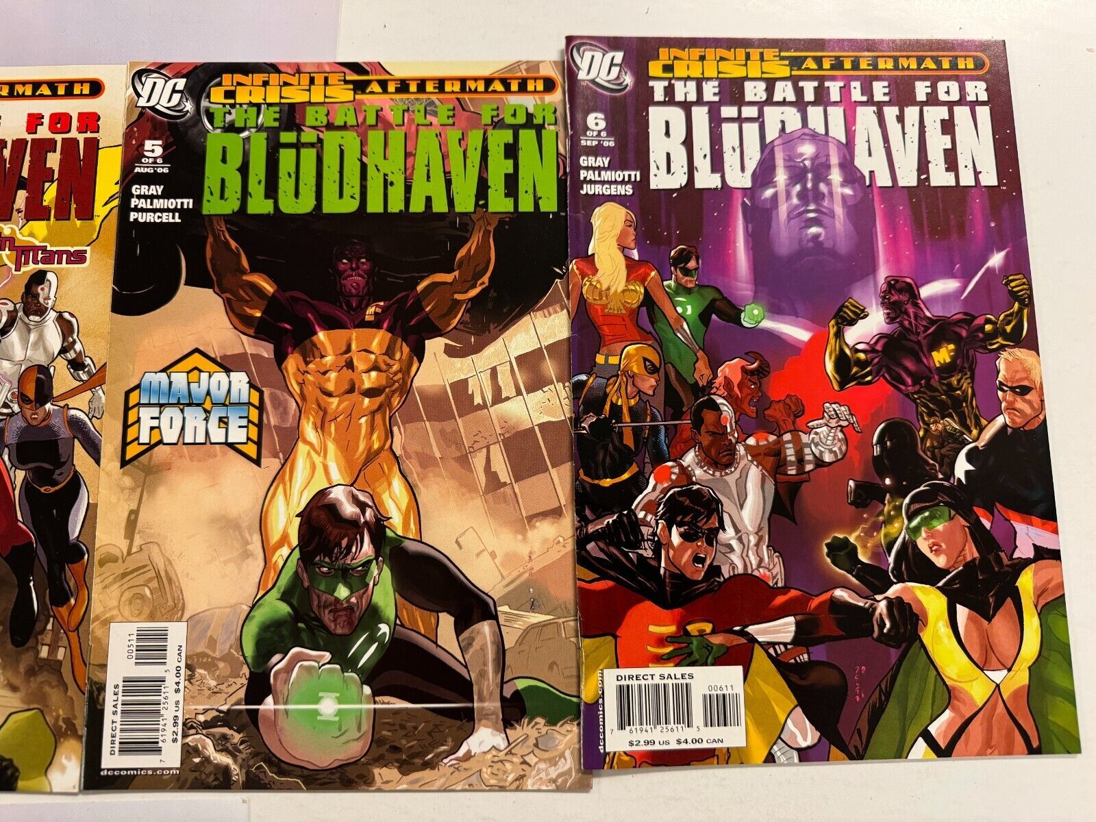 4 The Battle of Bludhaven DC Comic Book # 1 4 5 6 Flash Batman Superman ...