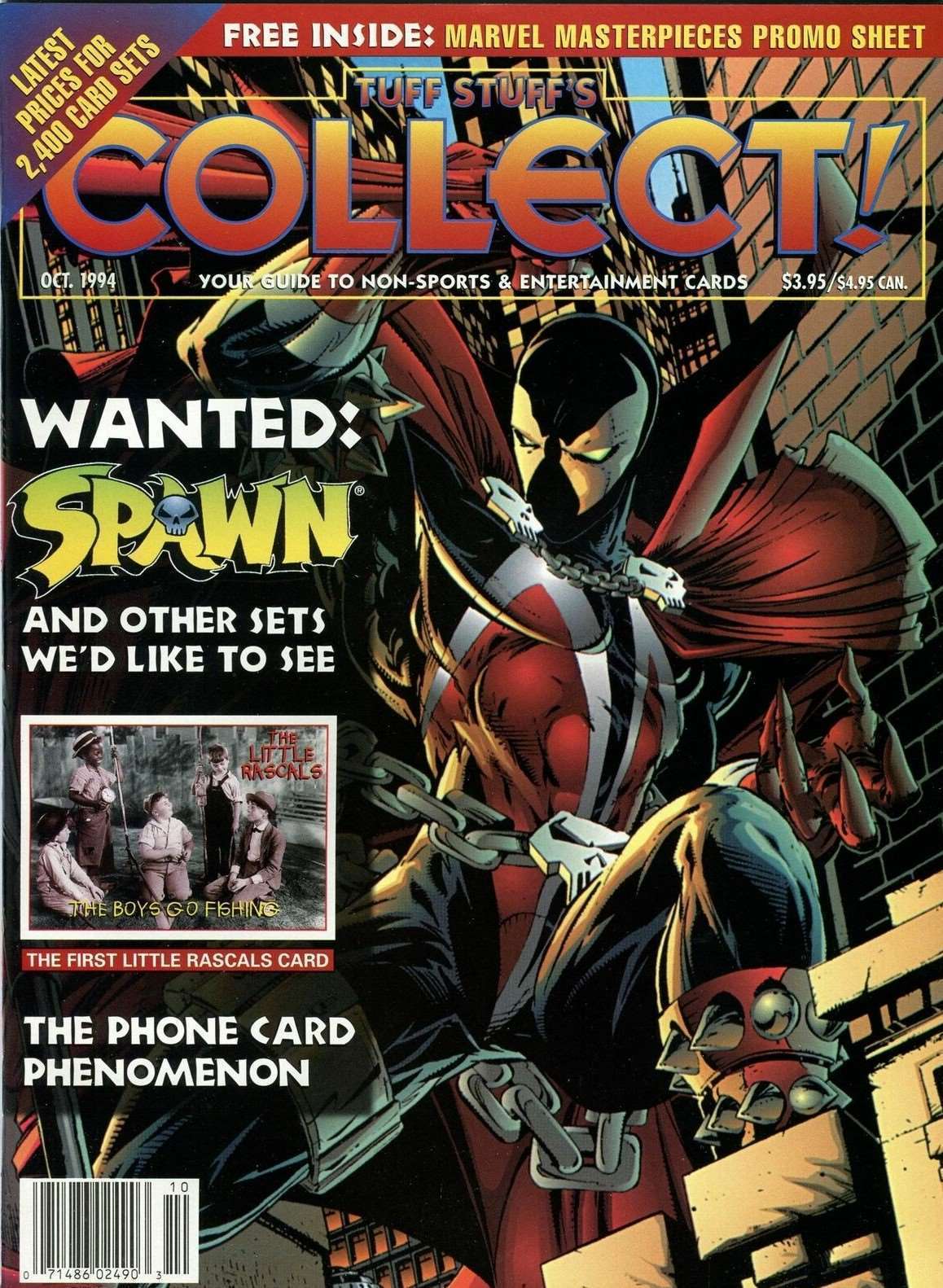 Tuff Stuff's Collect (vol. 2) #8 VF; Tuff Stuff | October 1994 Spawn ...