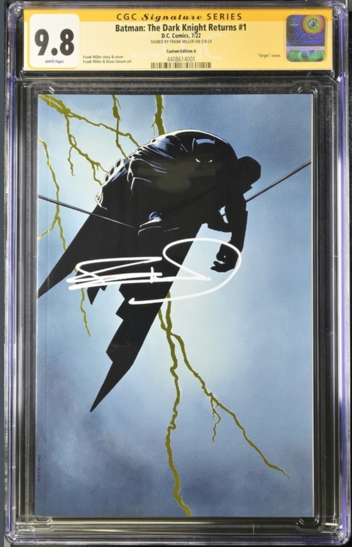 CGC 9.8 Frank Miller Signature Series Batman: The Dark Knight Returns ...