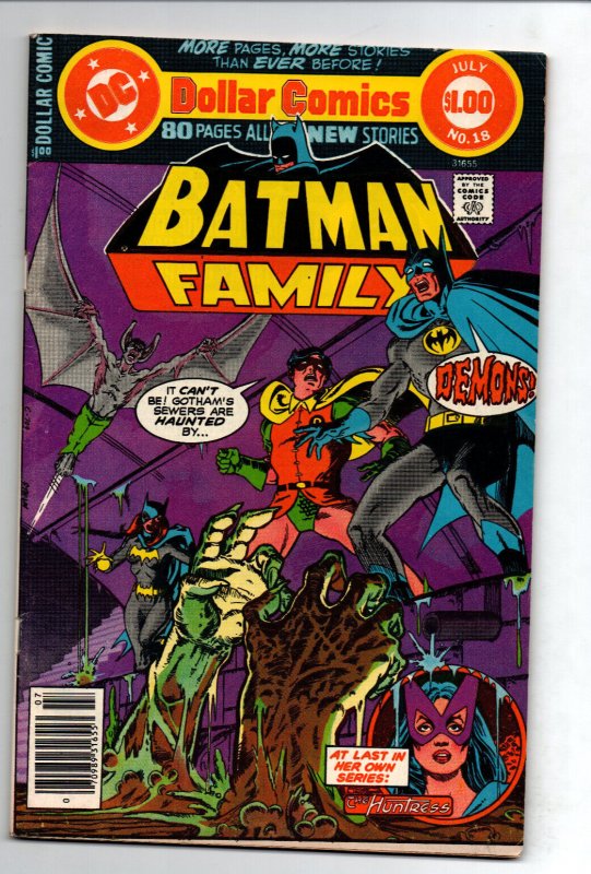 Batman Family #18 - Batgirl - Robin - Huntress - Man-Bat - 1978 - (-VF ...