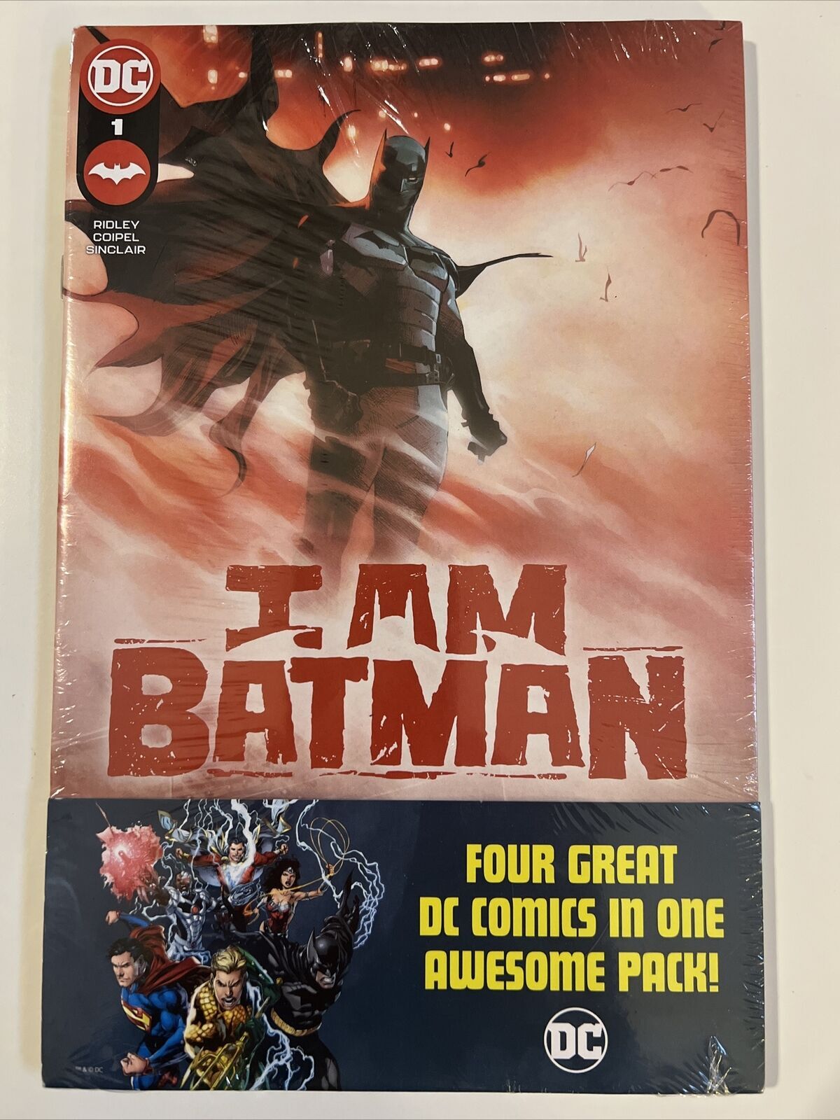 DC Comics I Am Batman 1 Walmart Exclusive Red Variant Sealed Blind Four ...