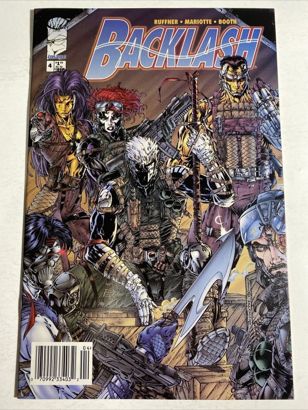 Backlash 4 NEWSSTAND UPC VARIANT 1:100 - Image Comics Jim Lee Brett ...