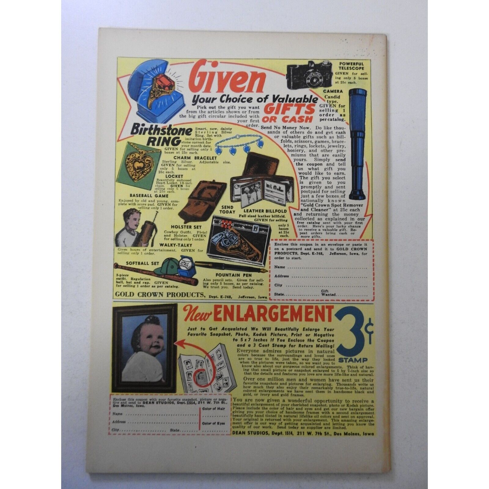 FAMOUS FUNNIES #144 Solid VG/FN 1946 SCARCE Golden Age 12th Anniv Cover ...