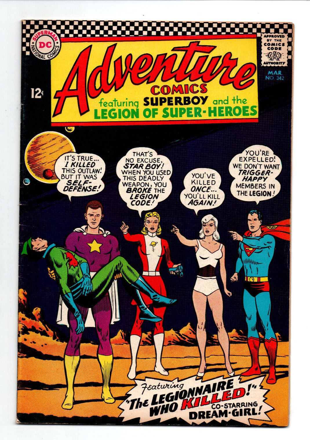Adventure Comics #368 - Superboy - Legion of Superheroes - 1966 - VG ...