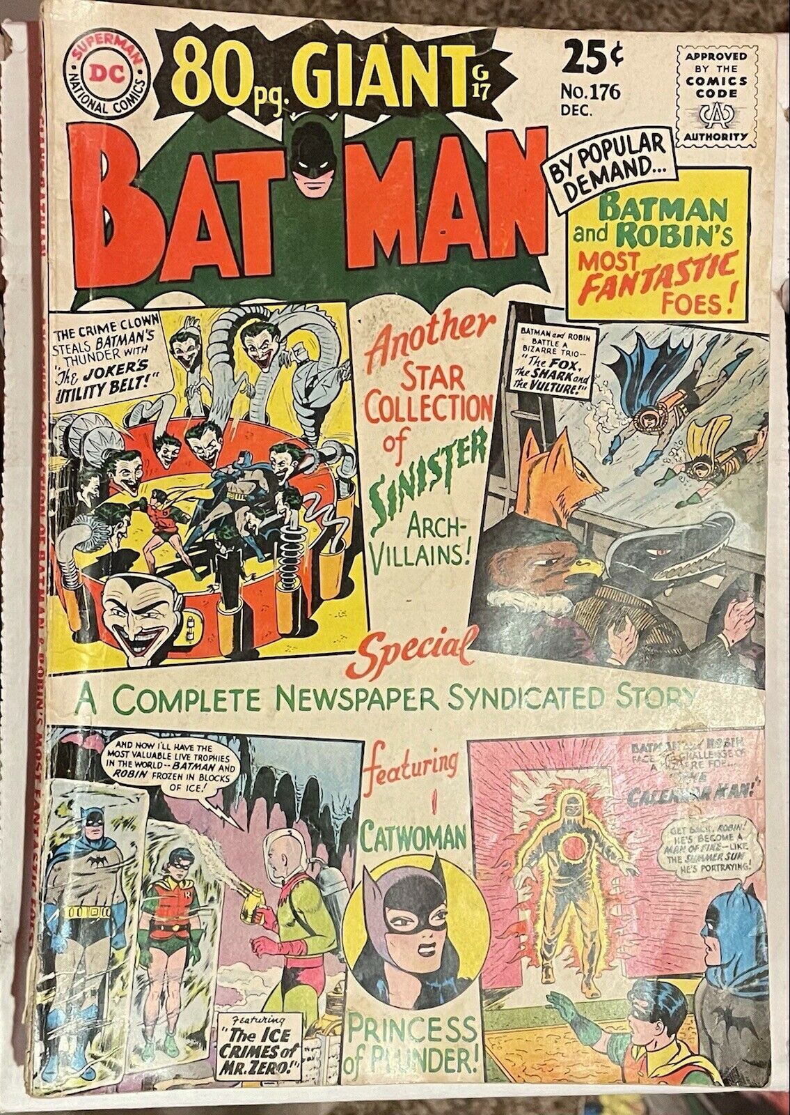 Batman #176 (1940 DC) | Comic Books - Silver Age, DC Comics, Batman ...