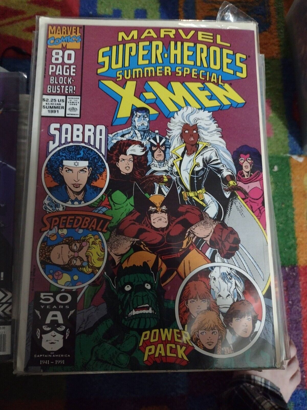 marvel super heroes summer special 1991 x men sabra speedball power ...