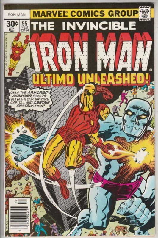 Iron Man #95 (Feb-77) NM- High-Grade Iron Man | Comic Books - Bronze ...
