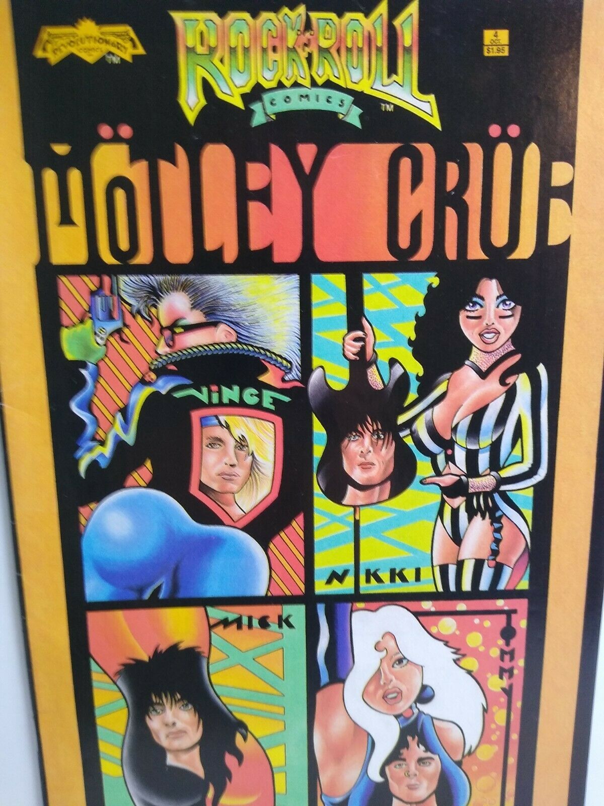 Motley Crue Rock & Roll Comics Vintage Music Comic Book 1989 Glam Heavy ...