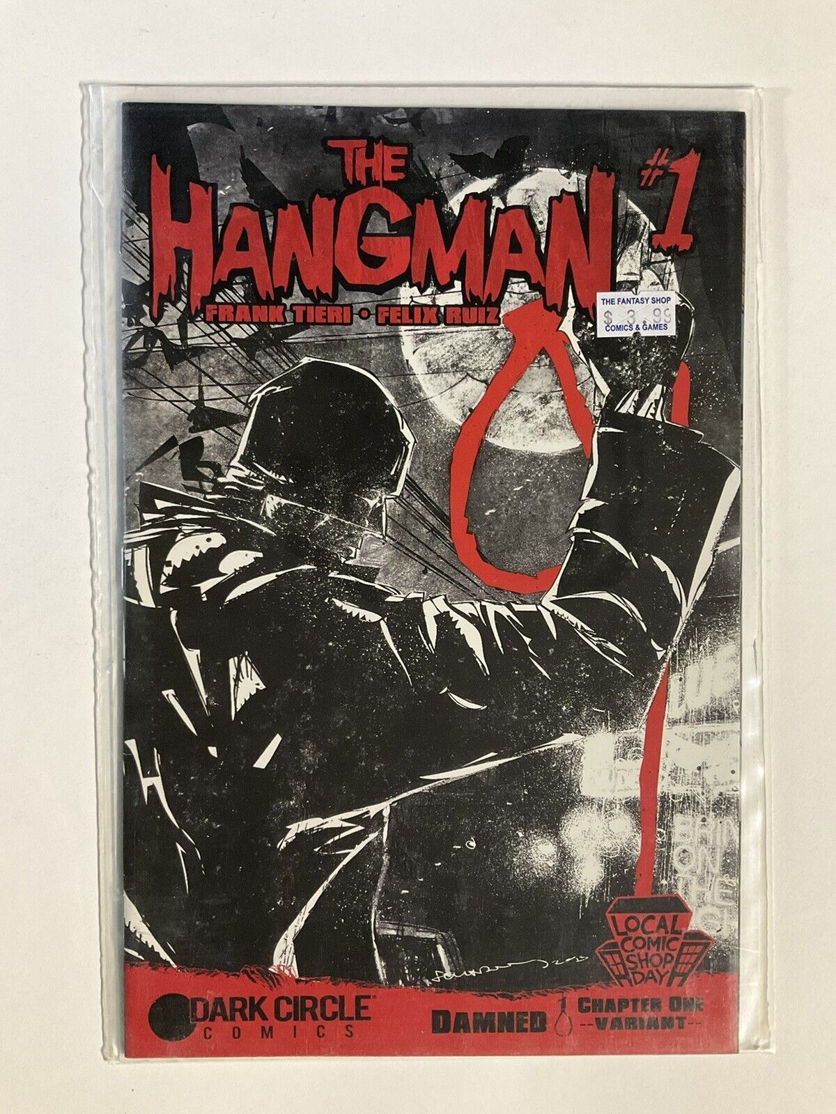 The Hangman 1 NM Near Mint Local Comic Shop DAY Variant Dark Circle ...