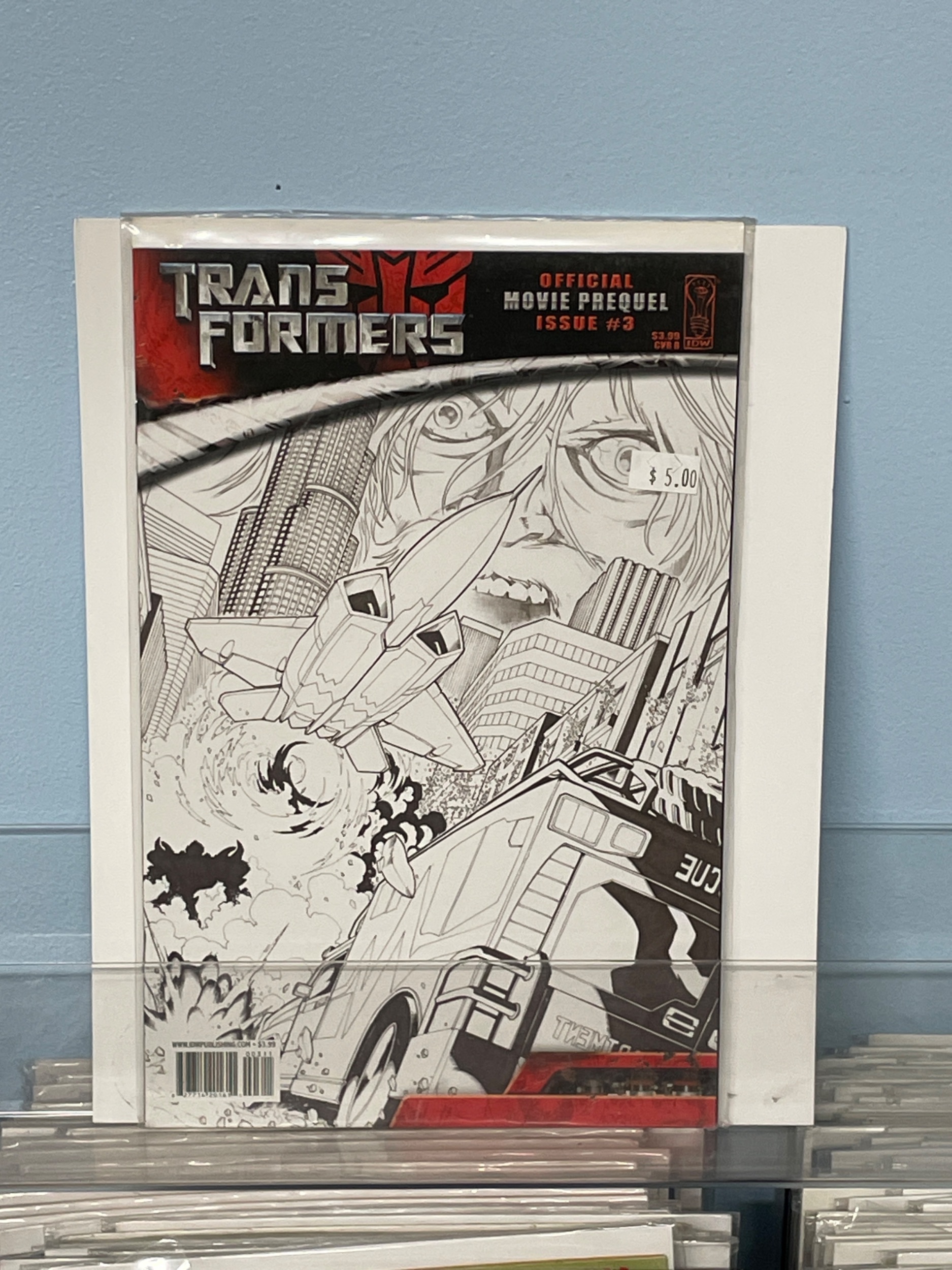 Transformers: Movie Prequel #3 Sketch Cover A (2007) | Comic Books ...