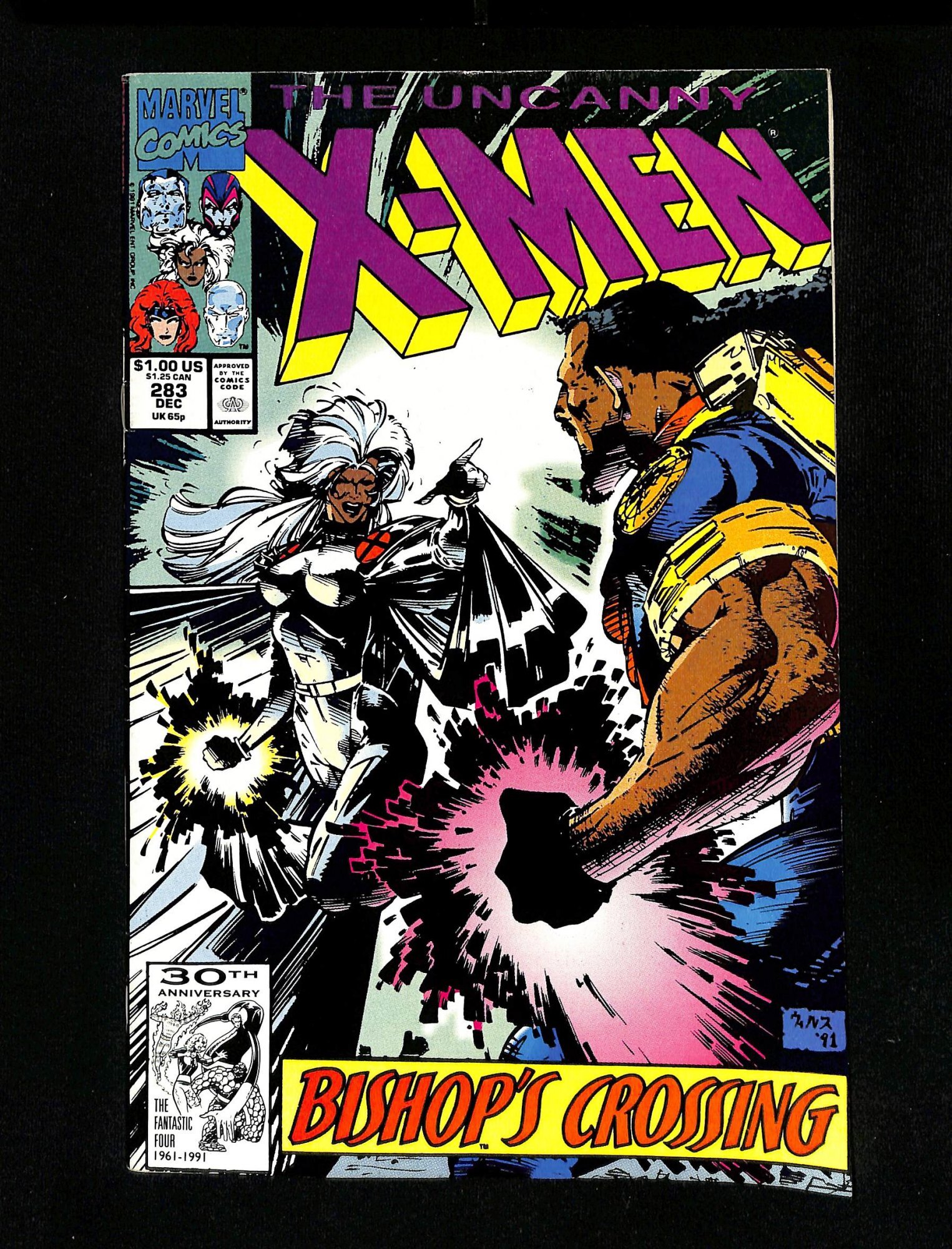 Uncanny X-Men #283 1st Full Appearance Bishop! Whilce Portacio Art ...