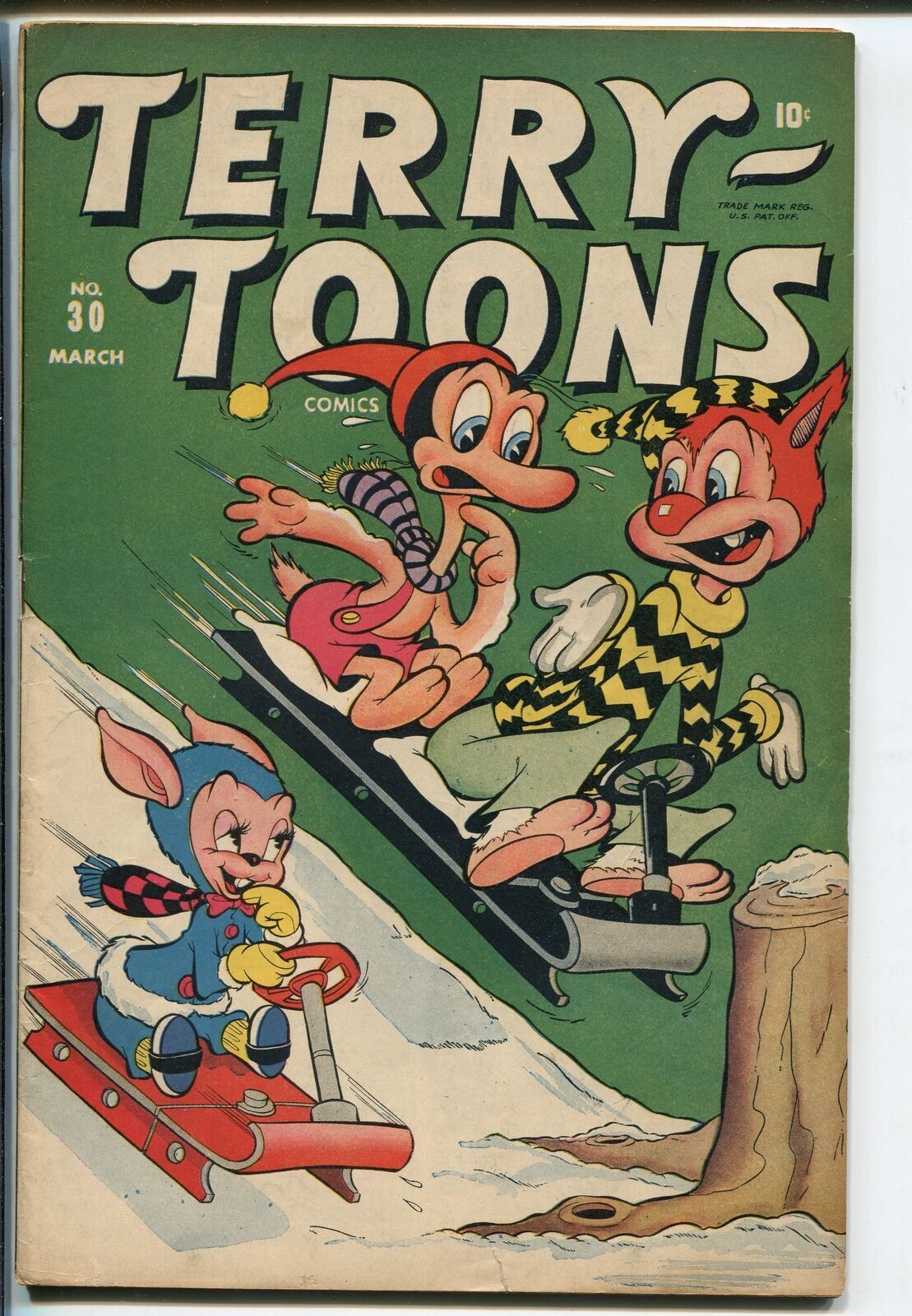 Terry-Toons #30 1945-Oscar Pig-Hitler-Wwii-Vf Minus | Comic Books ...
