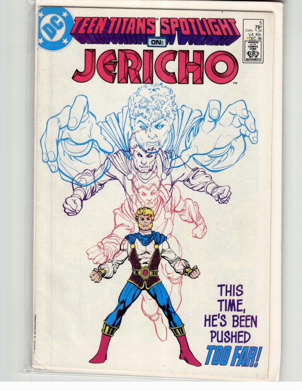 Teen Titans Spotlight #5 (1986) Jericho | Comic Books - Copper Age, DC ...