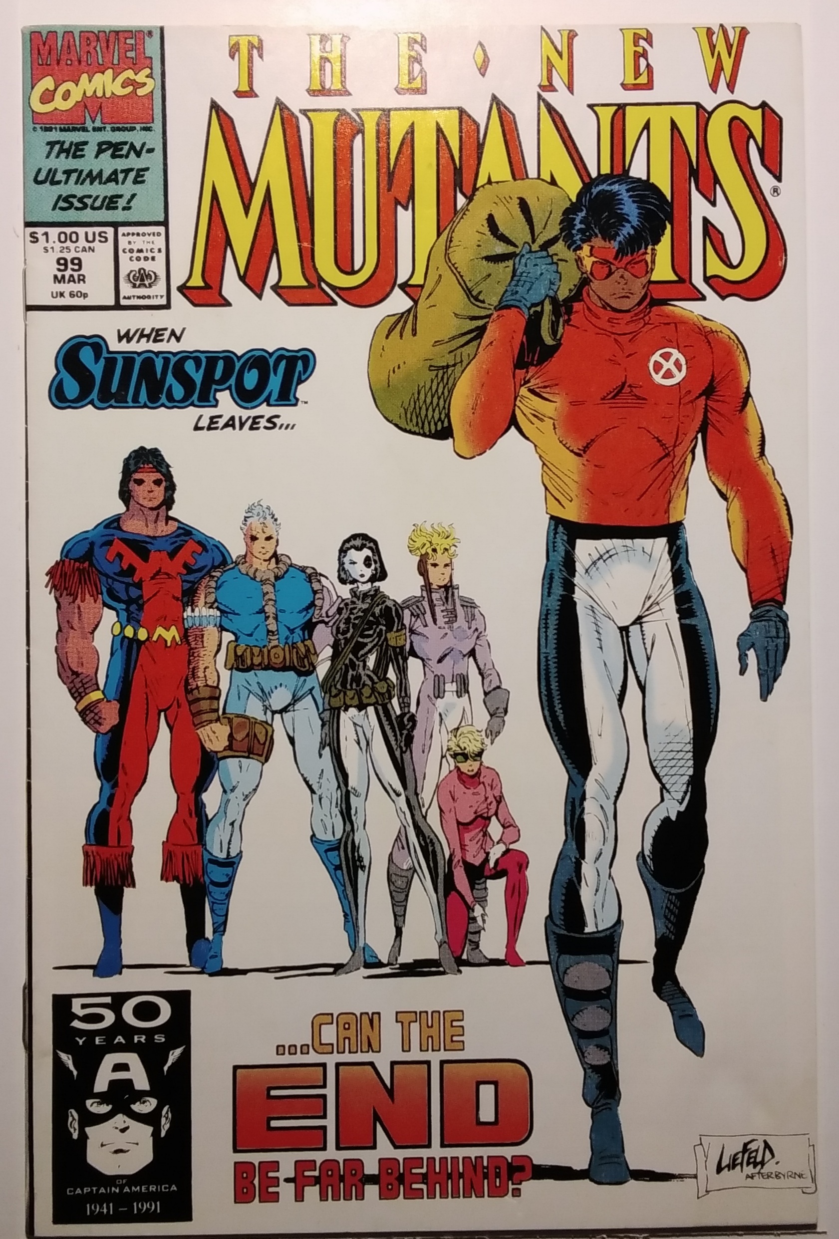 The New Mutants #99 (1991) | Comic Books - Copper Age, Marvel ...
