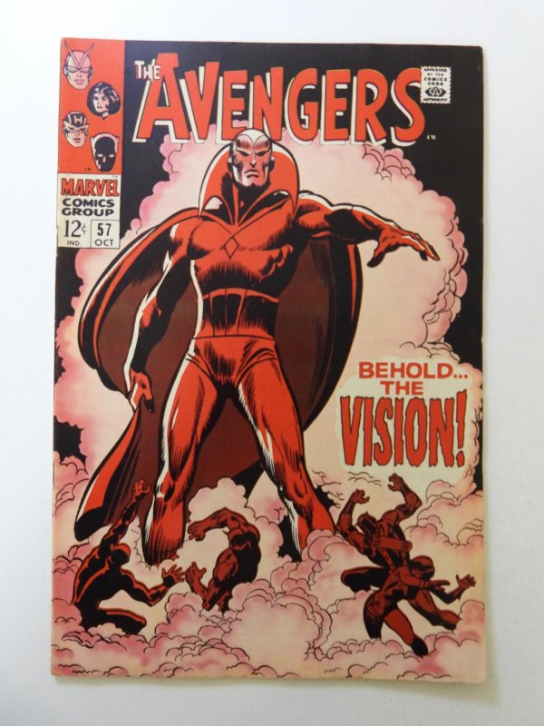 The Avengers #57 (1968) 1st appearance of The Vision VF- condition ...