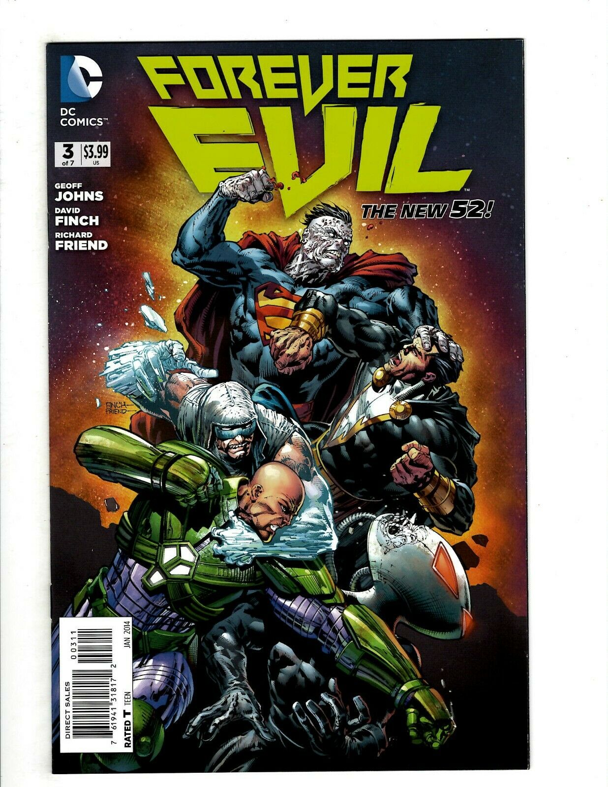 12 DC Comics Forever Evil # 1 2 3 4 5 6 7 Batman and Robin # 13 14 15 ...