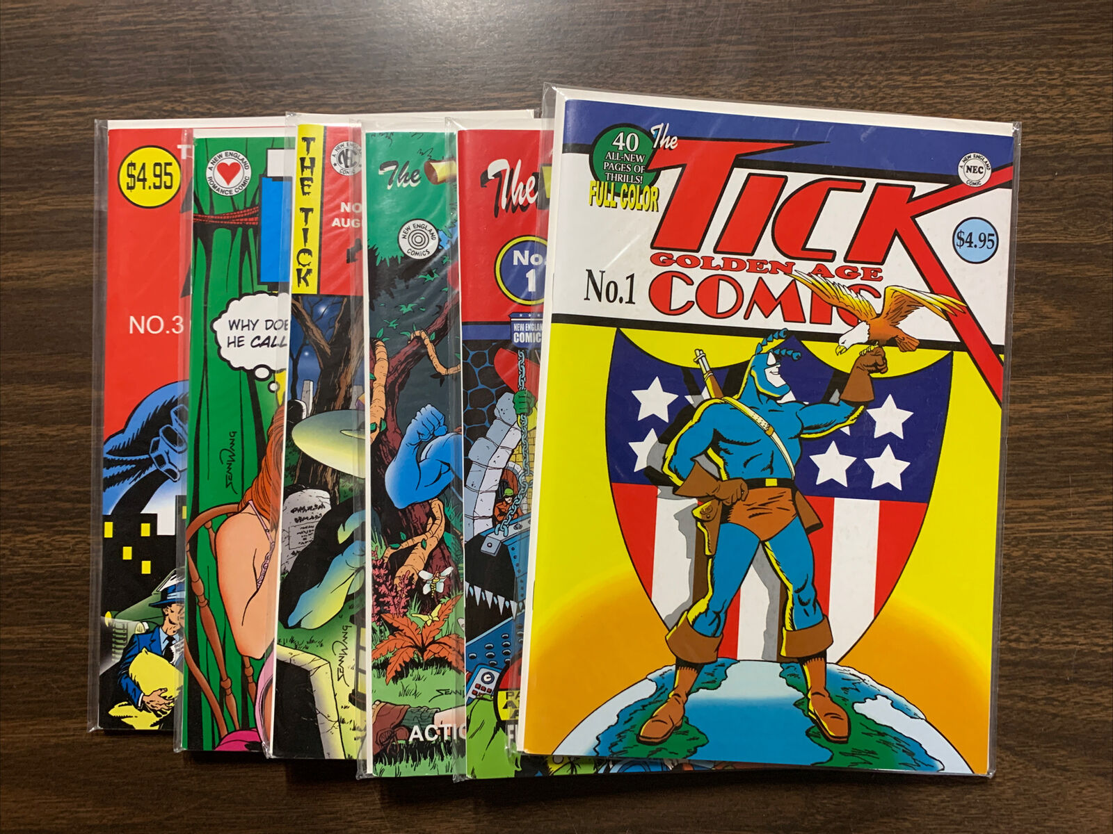 Golden Age Tick 1 2 3 1-3 And Variants Complete Near Mint | Comic Books ...