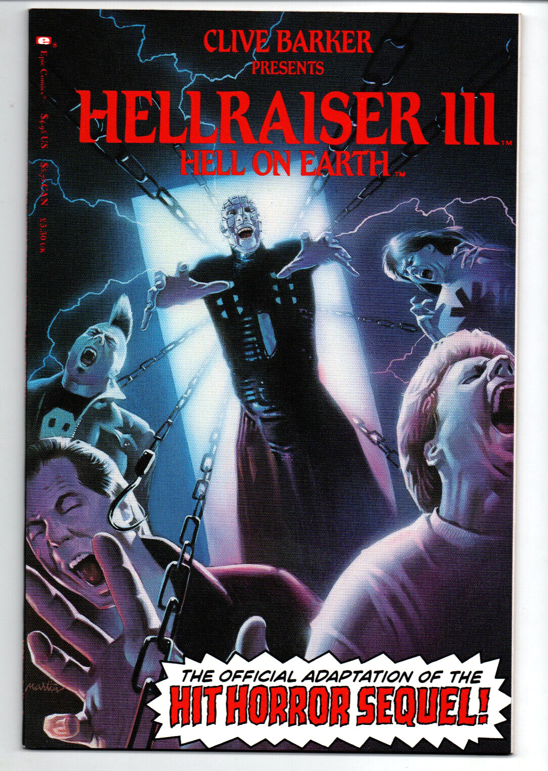 Hellraiser III Hell on Earth Movie Adaptation - Clive Barker - Horror ...