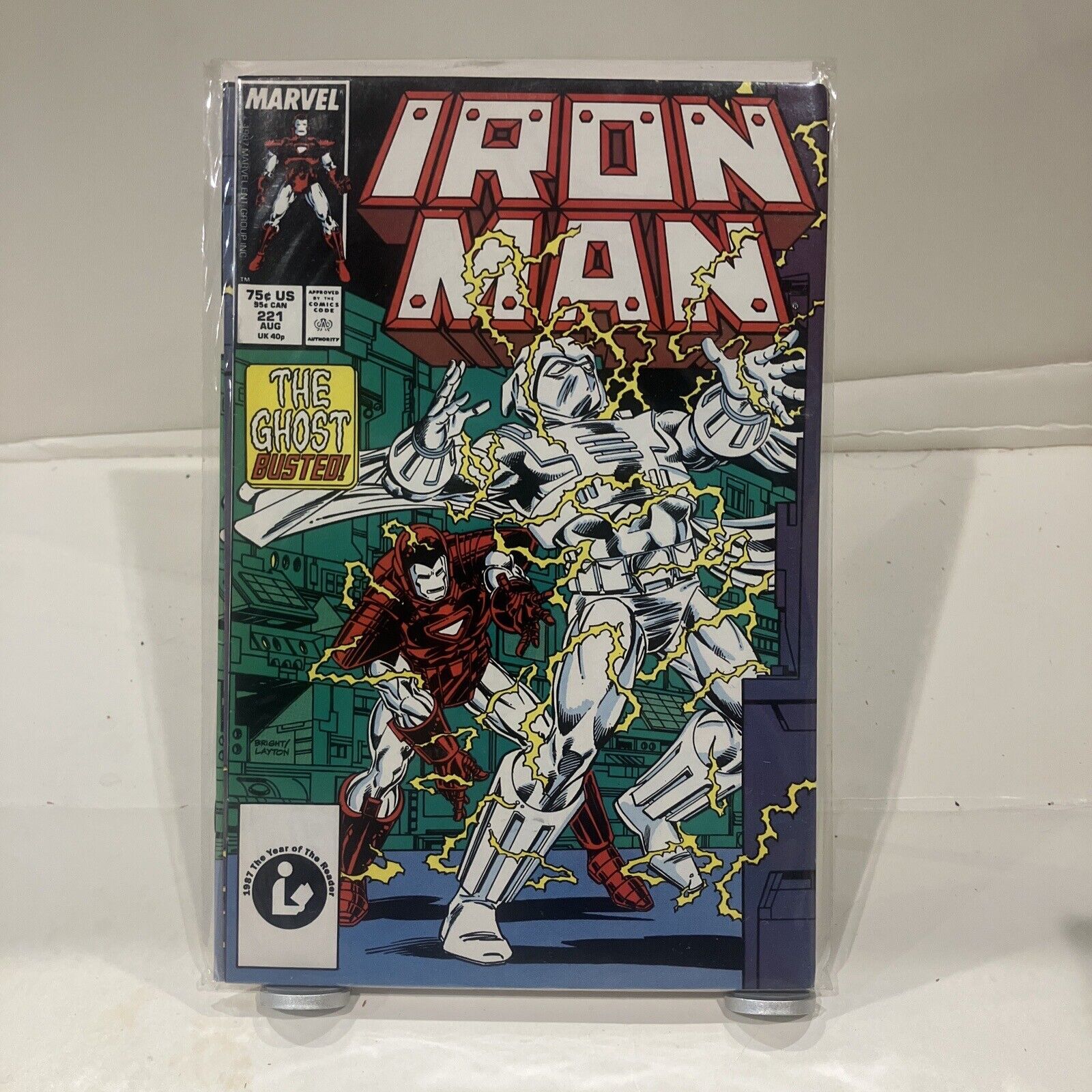 Iron Man Marvel Comics 221 | Comic Books - Copper Age, Marvel, Iron Man ...