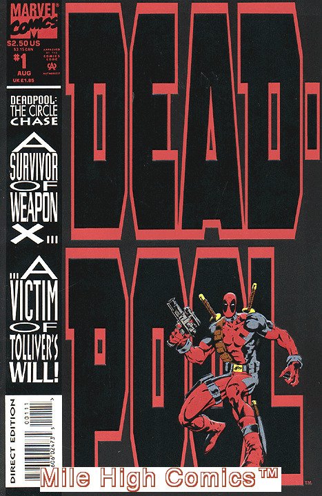 DEADPOOL (1993 Series) (CIRCLE CHASE) (MARVEL) #1 Fair Comics Book ...