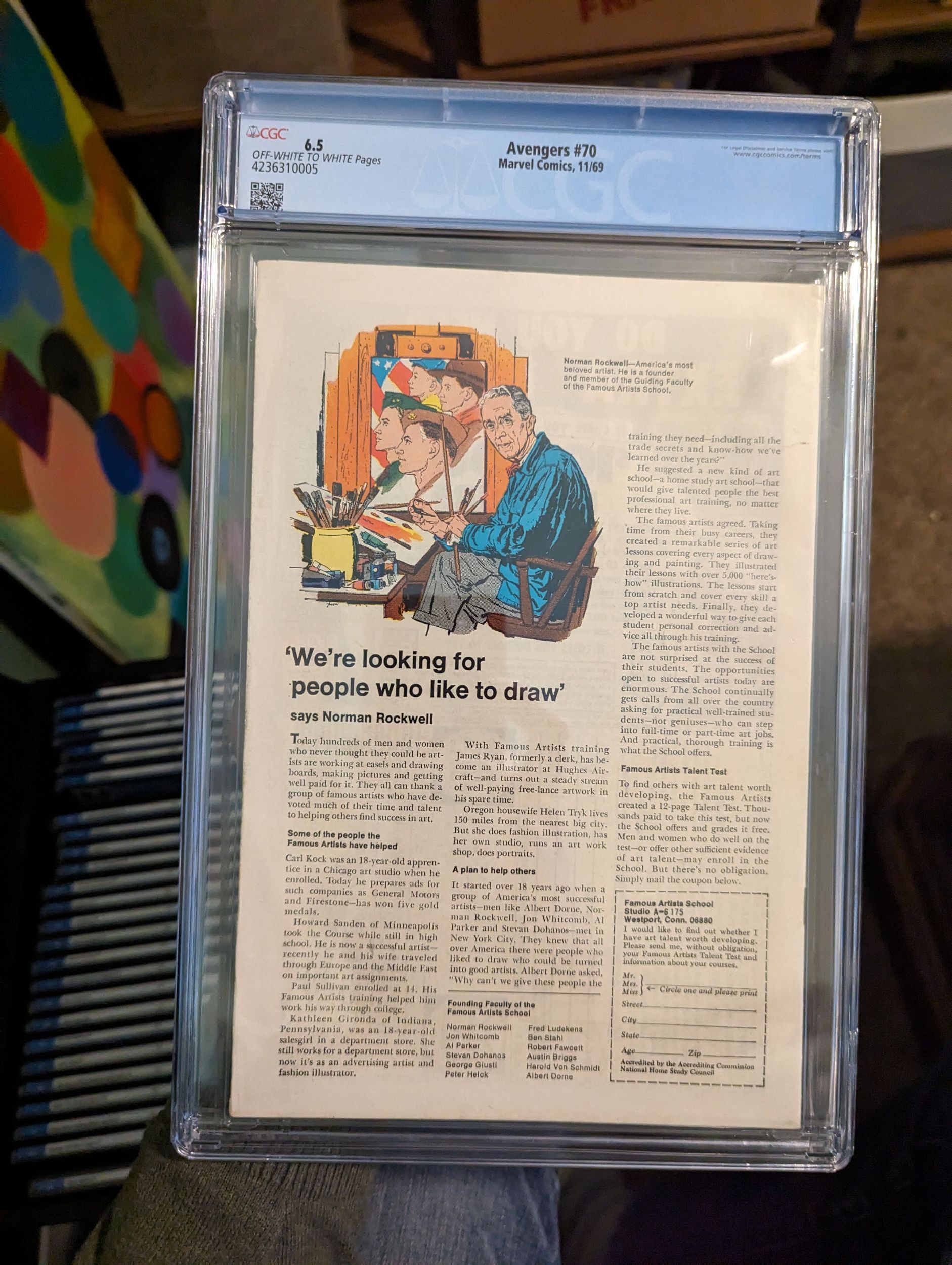 The Avengers #70 Marvel Comics 1969 1st Squadron Sinister Kang CGC 6.5 ...