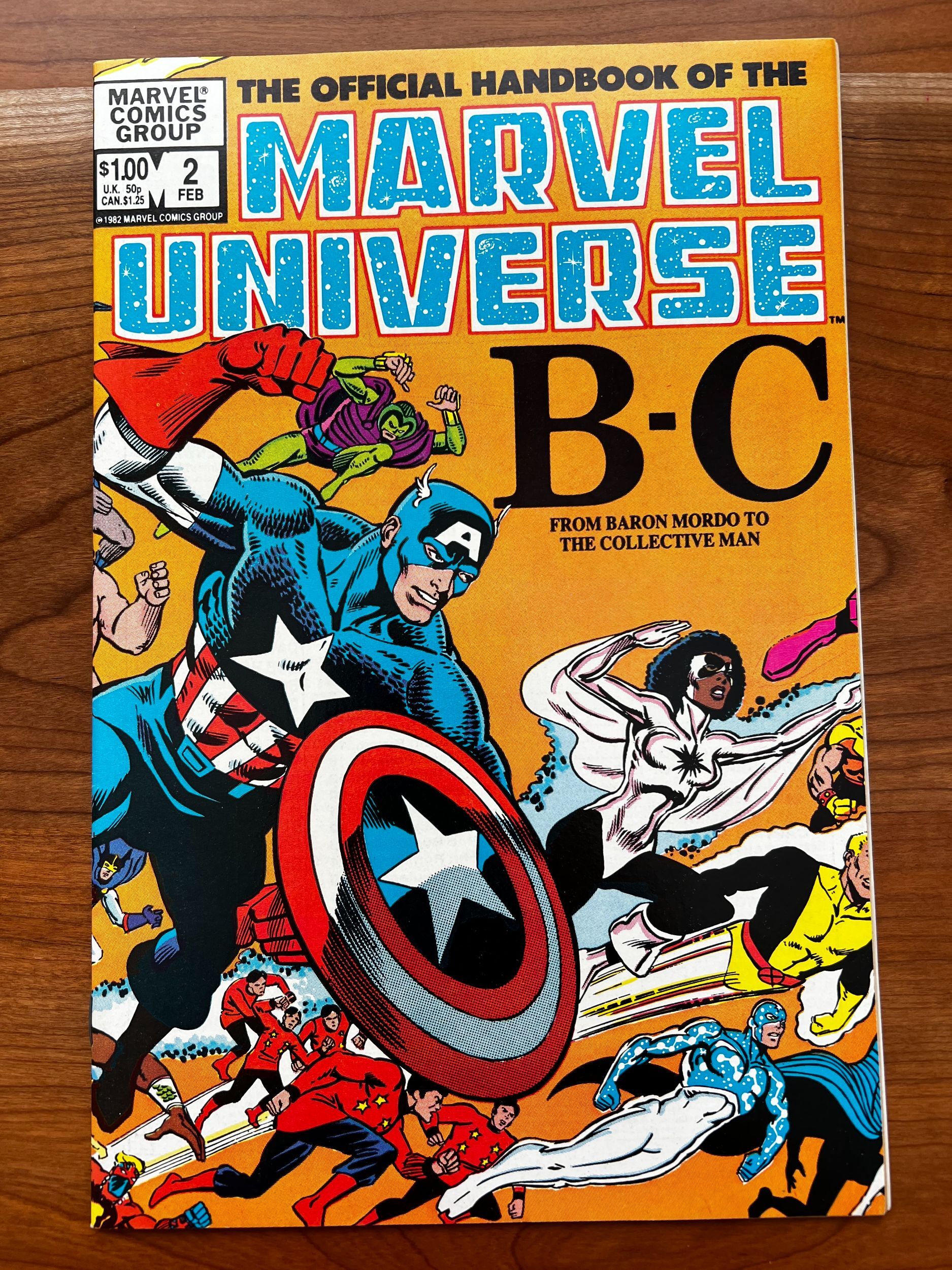 The Official Handbook of the Marvel Universe #1-12 (1983) | Comic Books ...