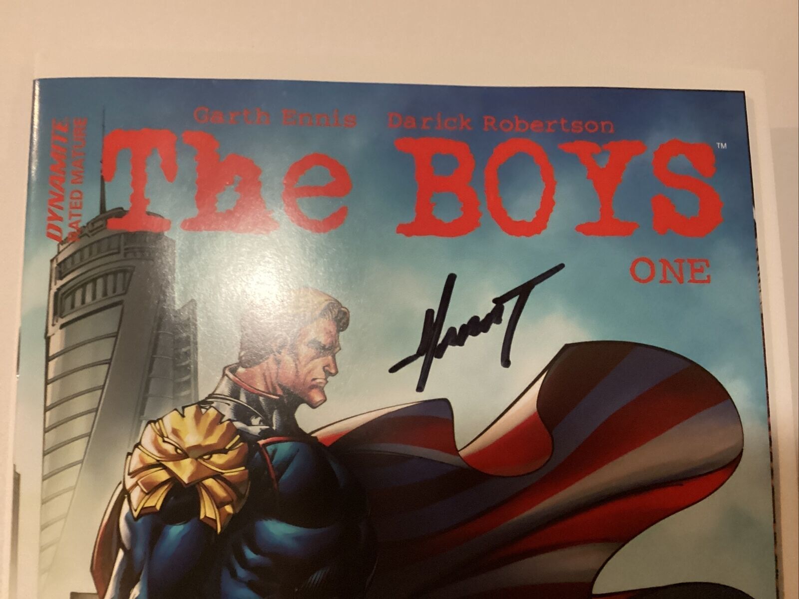 The Boys Homelander Signed By Marat Mychaels NYCC 2022 Mint Comic 1/500 ...