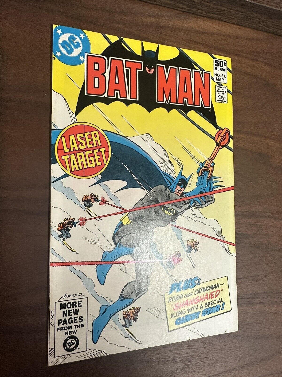 Batman #333 FN/VF Batman and Talia face laser armed assassins!Aparo Cvr ...