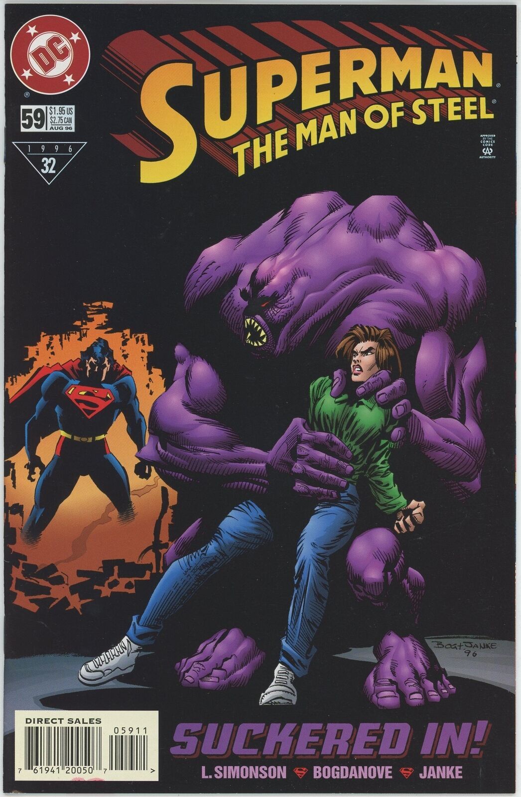 Superman The Man of Steel #59 (1991) - 9.2 NM- *Prey* | Comic Books ...