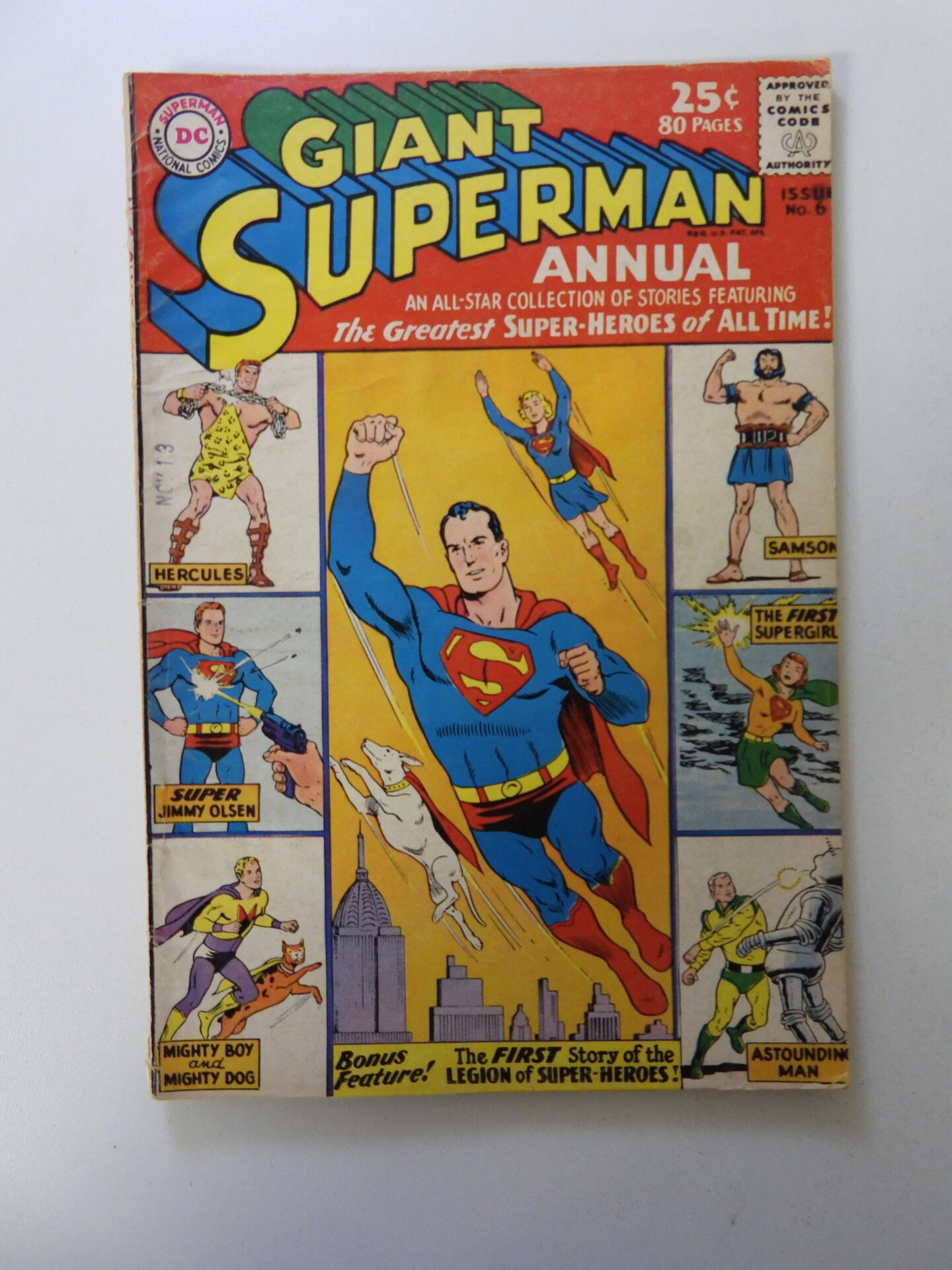 Superman Annual #6 (1963) VG-condition 1 1/2" spine split | Comic Books ...