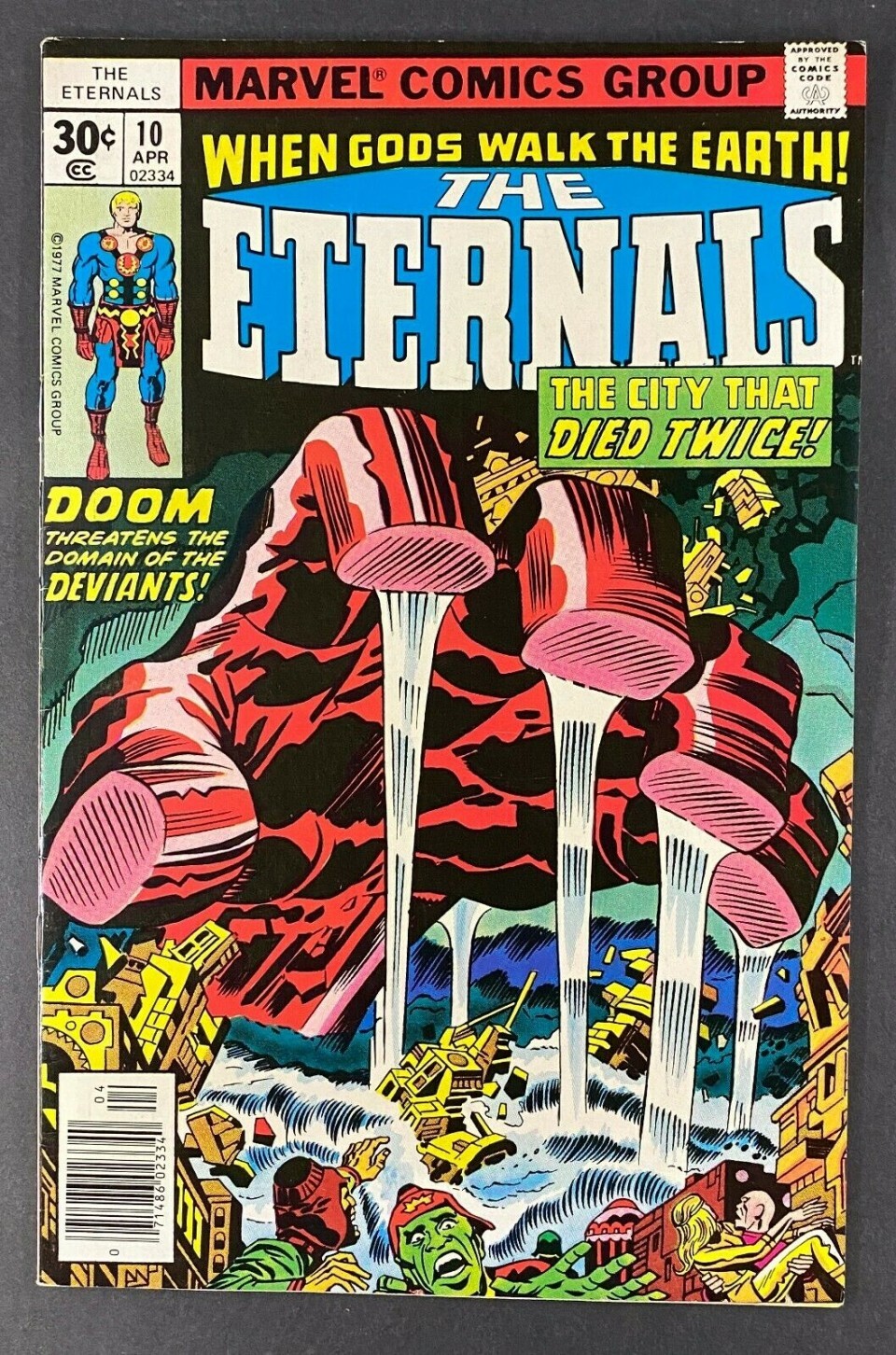Eternals (1976) #10 VF (8.0) Deviants Celestials Jack Kirby Art & Cover ...